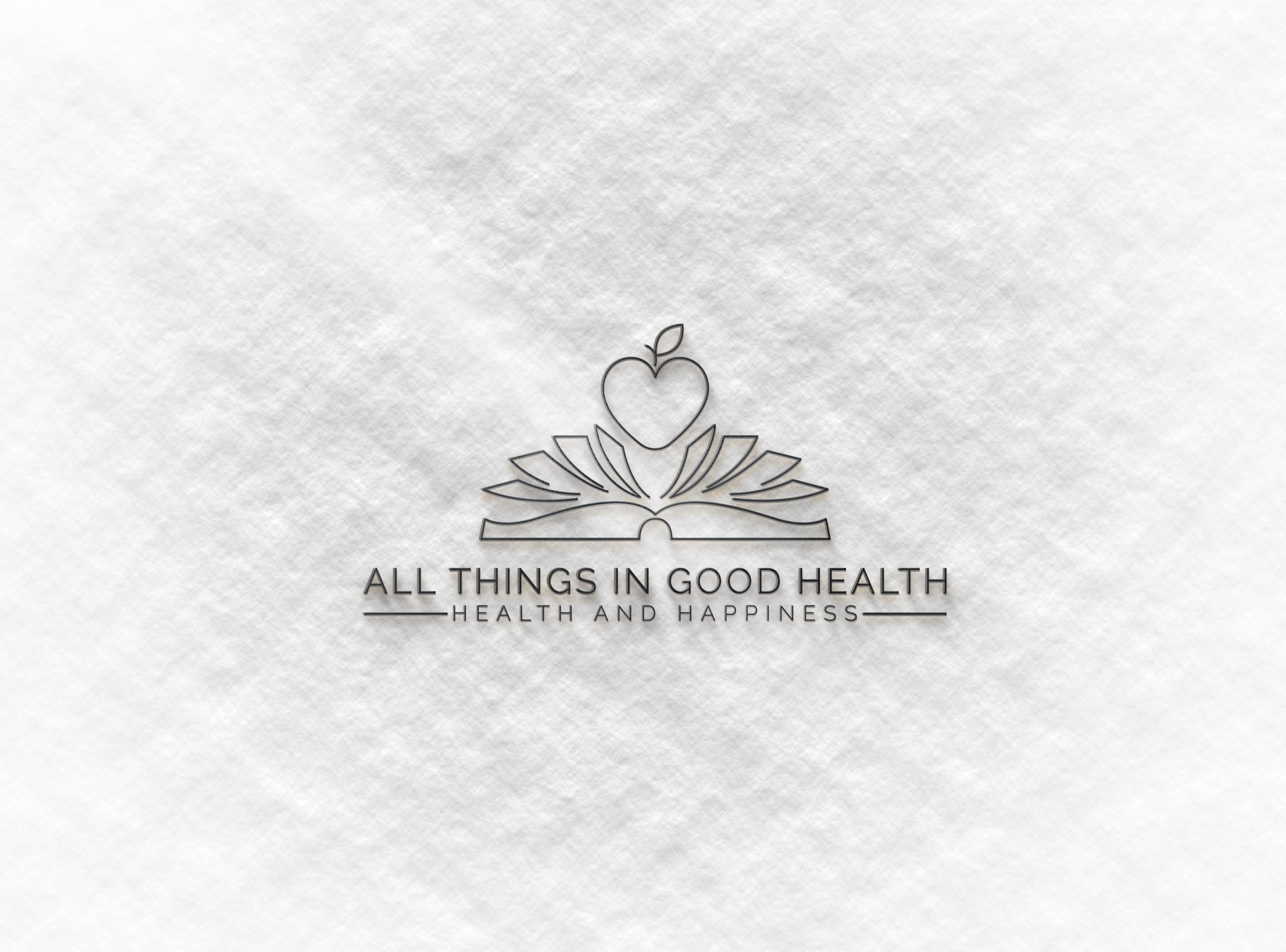 3D Logo Mockup A | All Things in Good Health